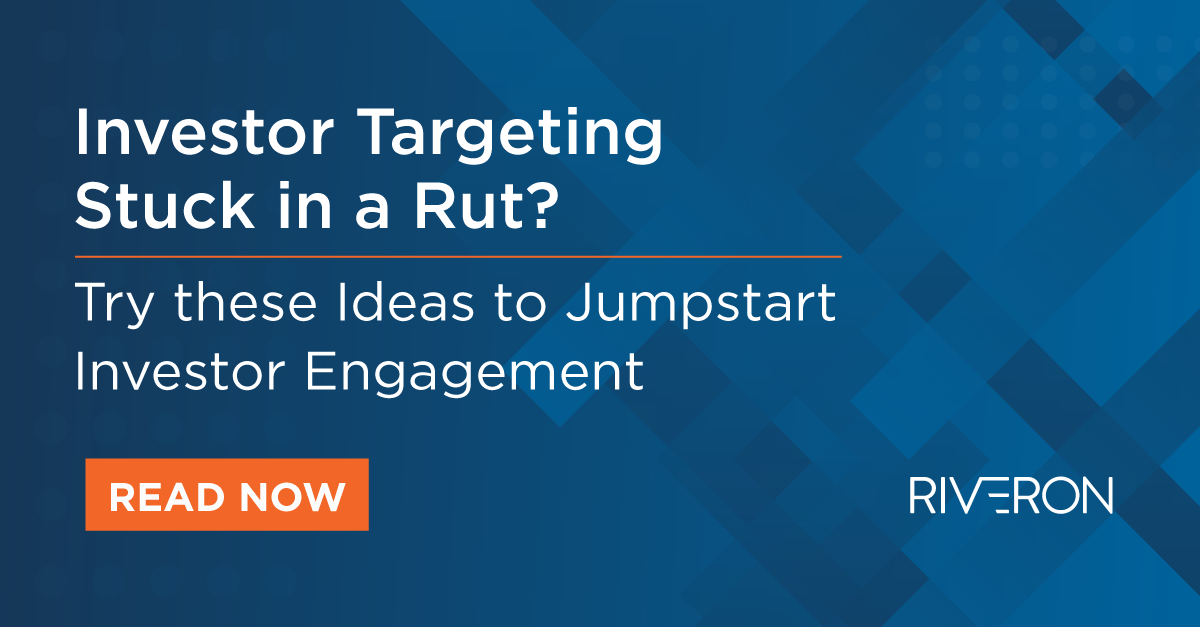 Investor Targeting Stuck in a Rut? - Riveron
