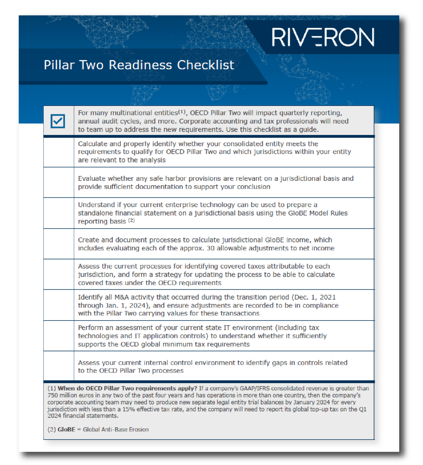 Corporate Accounting Teams: Learn More About Pillar Two - Riveron